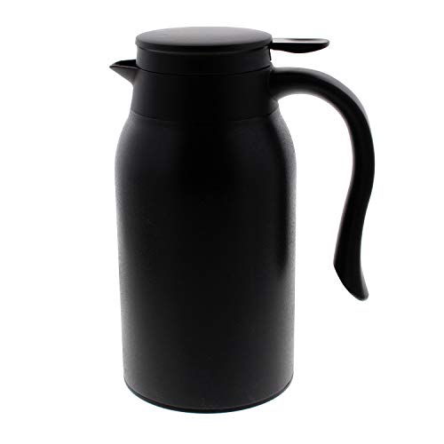 ブラック/0.9 L/-・Size:0.9 LColor:ブラック・パッケージ個数:1・サイズ(約):径10.5×高さ21cm、容量:0.9L・本体重量(約):506g・素材・材質:本体/ステンレス鋼、持ち手/ポリプロピレン、蓋栓/シリコー...