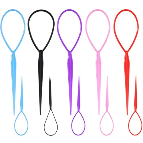 モダンブラック、ピンク、レッド、パープル、ブルー/-/-・【商品内容】10個セットです。カラー：ブラック、ピンク、レッド、パープル、ブルー（大・小 各1点入り）。・【サイズ】大サイズ：約：18.3*4.3cm。 小サイズ：約13.7×2.8...