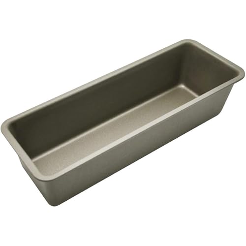 グレー/25cm/DL-6409・Size:25cmPatternName:パウンド型・パッケージ個数:1・サイズ:9.1×25.7×6.2cm・素材・材質:鉄(フッ素樹脂塗膜加工)・生産国:日本・お手入れのし易いフッ素樹脂加工タイプのパウ...