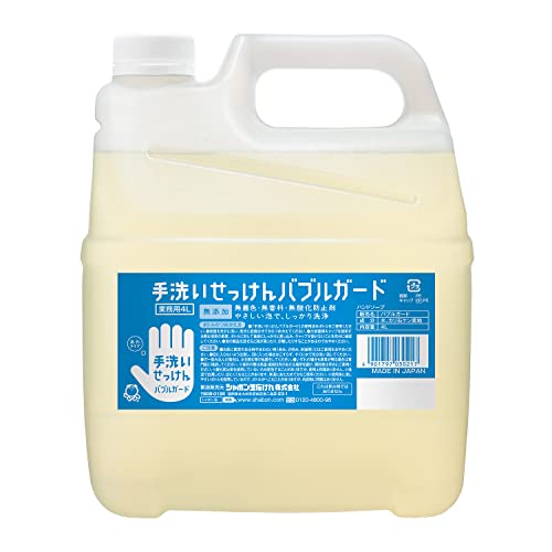 単品ホワイト/4リットル (x 1)/E341302H・パッケージ個数:1・(b)原産国 :(/b) 日本・(b)内容量 :(/b) 4 000・(b)全成分 :(/b) 水、カリ石ケン素地・(b)商品サイズ (幅X奥行X高さ) :(/b)...
