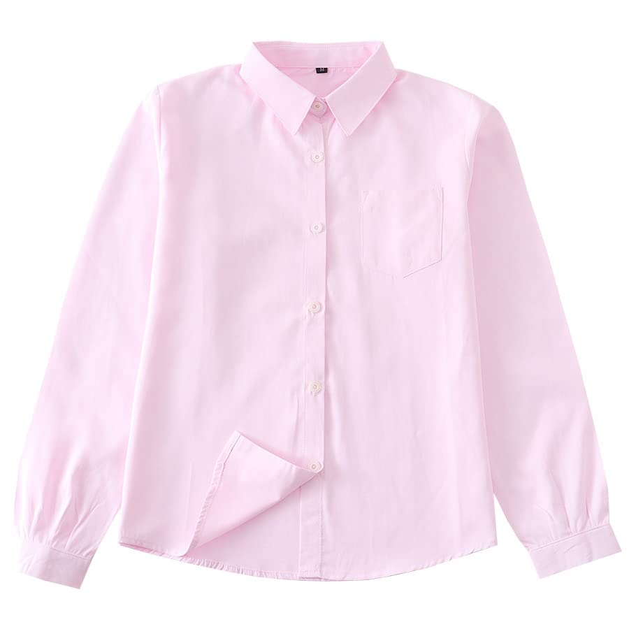 Button Down角衿-長袖-ピンク/L/12J110・Size:LColor:角衿-長袖-ピンク・吸湿性・通気性に優れた綿混紡素材を使用、最適な着心地をもたらす。・ポケットは着用時のバランスと実用性を考慮し、IDカードやパスポートが入...