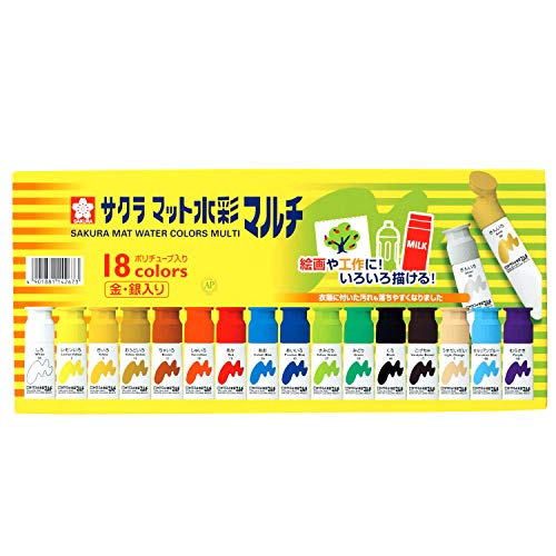 18色セット/-/MWM18PE・Color:18色セットPatternName:単品・パッケージ個数:1・【セット色】18色セット・【特長1】マット水彩の優れた描画特性にペットボトルや牛乳パック等のいろいろなものに描ける機能を追加・【特長...