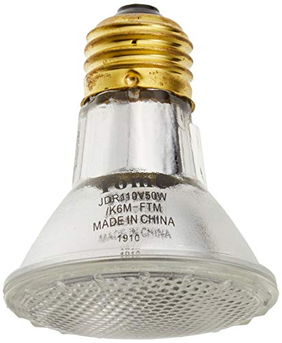 電球色/D64mm×H82mm/JDR110V50W/K6M-FTM・Size:D64mm×H82mm・パッケージ個数:1・6.4×7.8cm・AC100V　50W　口金E26　電球　ビーム角35度　PAR20・本体重量(kg):AC100...