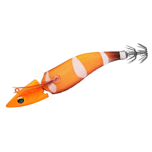3.5号-30gケイムラ-クマノミ/3.5-30g/07342091・Color:ケイムラ-クマノミStyle:3.5号-30g・パッケージ個数:1・全く新しいエギの誕生。ジョイント構造が生み出す独特のアクションでボートエギングに革命を起こ...