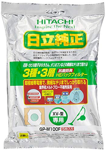 5枚入りクリーナー/5枚入り/GP-M100F・パッケージ個数:1・XV-型専用 HEパックフィルター・内容量:5枚入XV−型専用　HEパックフィルター