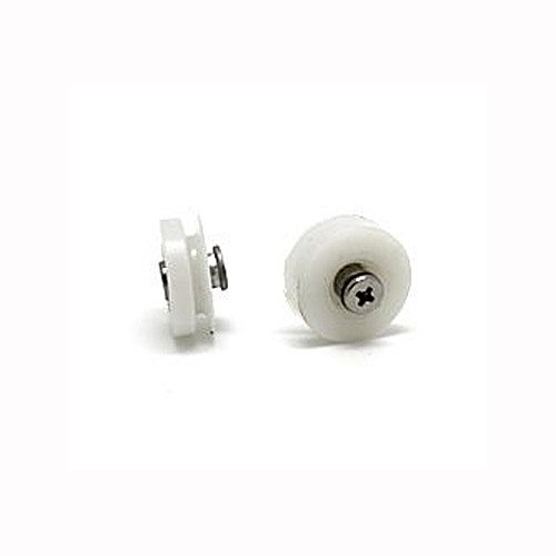 -/-/アミド-004・パッケージ個数:1・〔戸車径〕 19mm・〔ネジ〕 6.5mm・・戸車は左右とも同じ形です・・戸車の溝は中心から偏芯です。■ 戸車は左右とも同一です。 ■ 戸車の溝は中心から偏芯です。