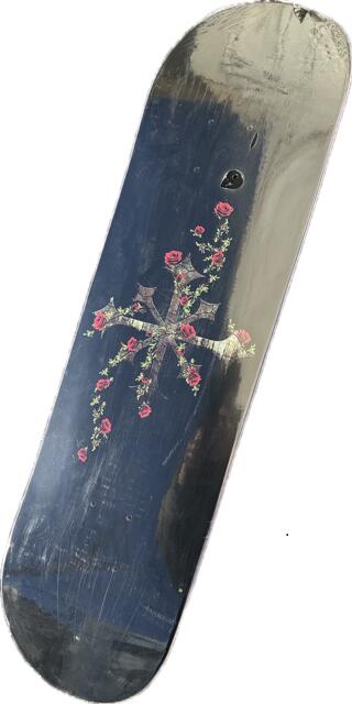 DISORDER 8 .125 x 31.75 Stone Rose　Deck BLACK スケートボード　デッキ 多少擦り傷がある物もございますのでご理解ください。