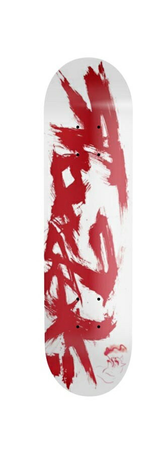 SHOWGEKI 7.375 x 29.75 SKATEBOARDS CALLIGRAPHY ショウゲキ　スケートボード　デッキ