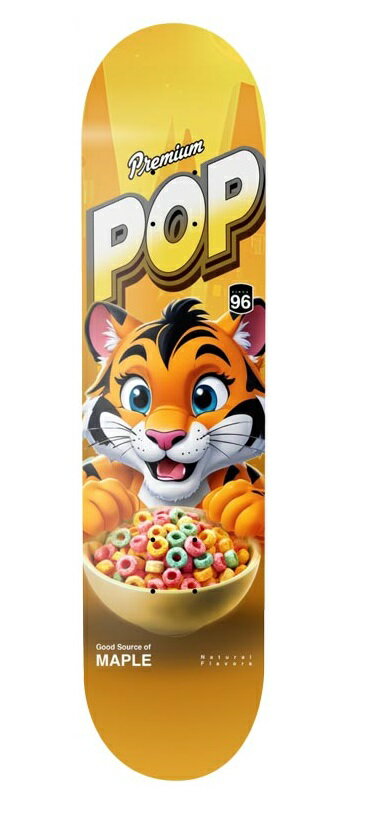 PREMIUM 7.5 x 30.875　SKATEBOARDS POP TIGER KIDS　プレミアム　スケートボード　デッキ