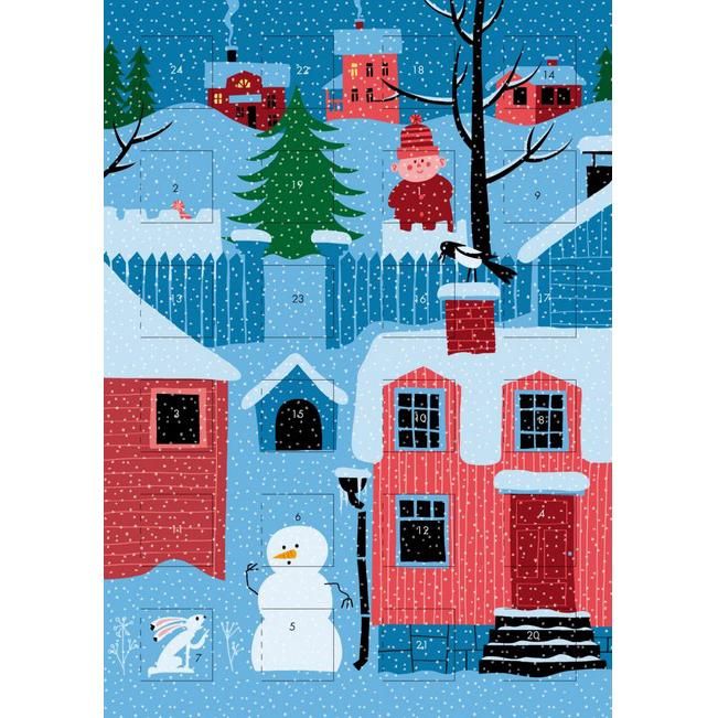 フィンランドの人気イラストレーターのアドベントカレンダー。 12月1日から24日まで、1つずつ窓を開けて、クリスマスまでのカウントダウンを楽しみます。 シンプルなペーパータイプで、お部屋のアートとして楽しめます。 デザインごとに、窓の内側に...