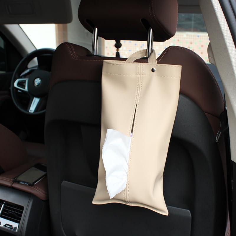 MEOTDEOY ティッシュケース 吊り下げ おしゃれ 車 PUレザー ティッシュカバー 壁掛け マスク キッチンペーパー おしり拭き 多用途 ケース ギフト 贈り物【重量】約130g 【素材】合成皮革　PUレザー（フェイクレザー）【サイズ...