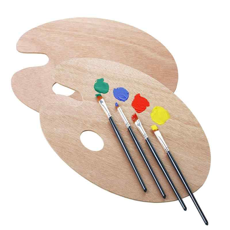 絵画パレット 木製 ペイントパレット 油パレット
