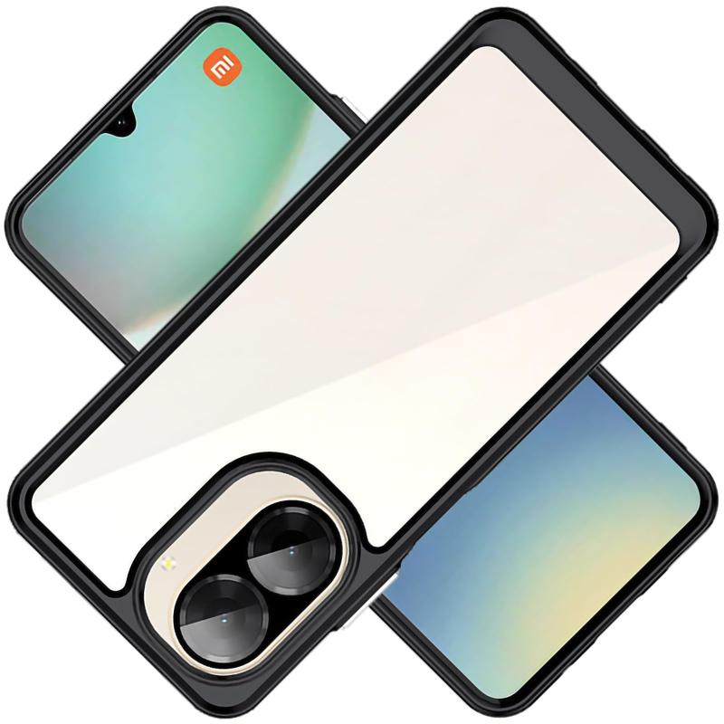 For redmi a5 4g ケース 汚れ防止 衝撃防止 擦り傷防止 落下防止 保護ケース 軽薄型 指紋防止 衝撃吸収 耐久インストール簡単 保護カバー (クリア)
