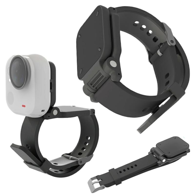 Insta360 GO Ultra対応 リストバンド マグネット式リストバンドブラケット 180°自由に調節可能 多機能固定ベルト 軽量 柔らかい 取り付け簡単1.対応機種：Insta360 GO Ultra専用に設計されたマグネット式リス...