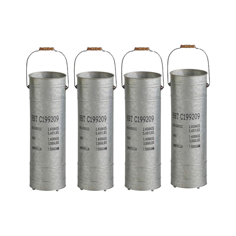 匠美風 Rainline Select 傘立て 4個セット シルバー 素材 アイアン φ18.5x56(取っ手部分含まず)cm PNO.625851サイズ:φ18.5x56(取っ手部分含まず)cm素材 アイアン1個重量 850g生産国 中国