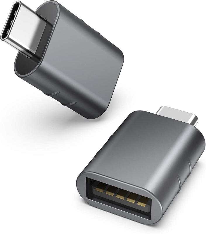 XIHAMA USB to Type C 変換アダプタ USB 3.0 オス usb typec 変換アダプタ 5Gbps 転送同期 小型 コンパクト 2個入りUSB to Type C 変換アダプタ高速データ転送：映画や音楽、動画とか、最...
