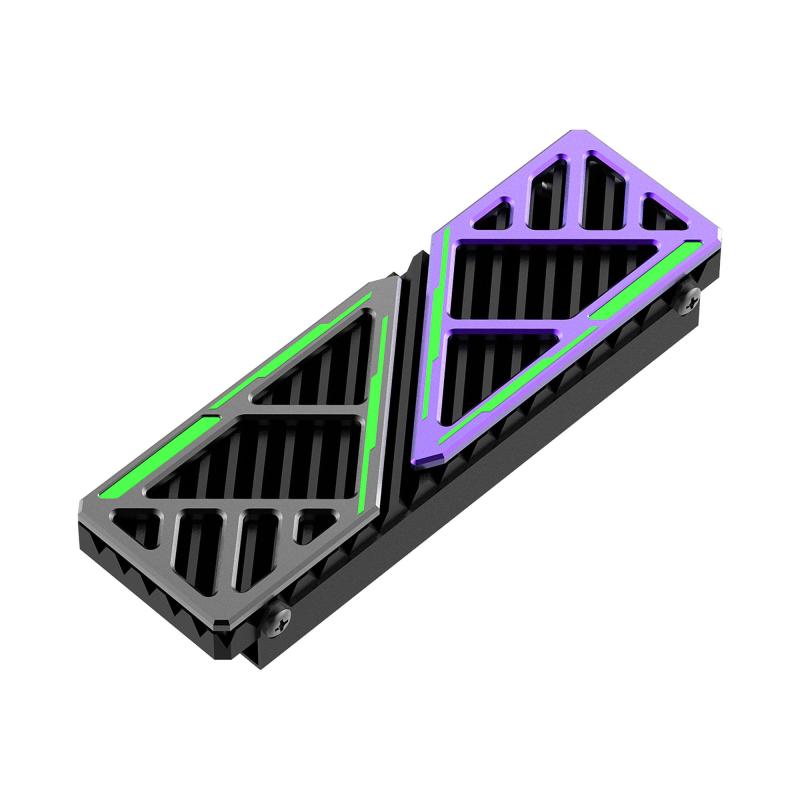 HIKSEMI M.2 2280mm SSD両面ヒートシンク PC / PS5用 熱暴走抑制 M.2 PCIE NVMe SSDブランド：HIKSEMIクーラー放熱板材質：アルミニウム商品の寸法：7.3L x 2.2W x 0.9H cm商...