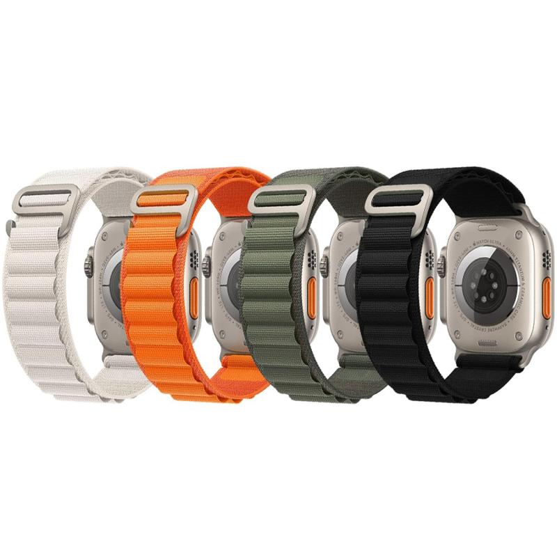 アルパインループ 4本入り Apple Watch ultra バンド Apple Watch バンド G字フック 強靭 2層生地 Apple Watch ループバンド apple watch ultra 8 7 6 5 4 3 2 1の ...