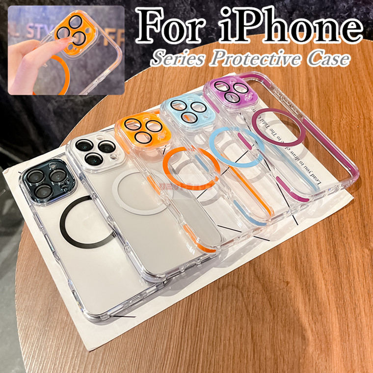 対応端末 iPhone 17 series iPhone 16 series iPhone 15 series iPhone 14 series iPhone 13 series 材質 TPU+アクリル 特徴 ■磁気プレートを設置して、強い...