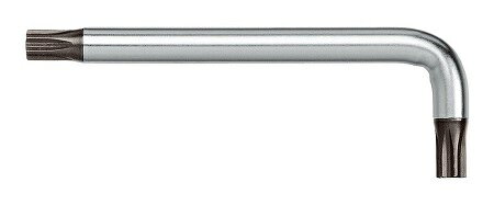 ●サイズ：T8●適合ネジ：M2.5●軸径(φmm)：2.5●レンチのハンドルの内側の長さ(mm)：60●レンチのキーの内側の長さ(mm)：17●質量(g)：3●スタンダードなL型ヘクスローブレンチです。＊こちらの画像は統一イメージ画像になります。