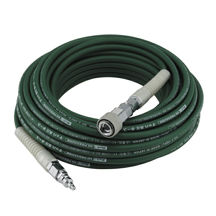 高圧エアホース エアーホース 内径6mm×10m HPSP-610ホース内径6mm×外径10mm×長さ10mマッハ 高圧 スーパースムージー エアホース 内径6mm×10m特殊素材でできているため、滑りがよく引っ掛かりを防ぎます。最高使用圧...