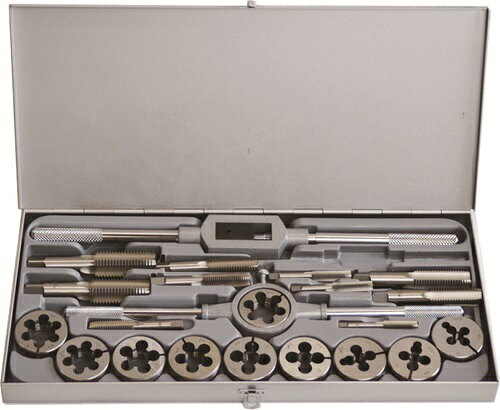 タップダイスセット　メートルネジ（M） M-14セット内容・中タップ10×1.5　11×1.5　12×1.7514×2.0　16×2.0　18×2.520×2.5　22×2.5　24×3.026×3.0・50径ダイス10×1.5　11×1....