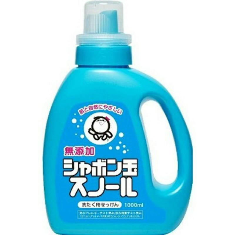 シャボン玉石けん　スノール　本体　1000mL　無添加石けん　衣料用液体石けん　日本アトピー協会推薦品　　柔軟剤不要蛍光増白剤・香料・着色料・酸化防止剤・LASなどの合成界面活性剤を使用していない無添加の液体洗濯石けんです。大人の方の衣類は...