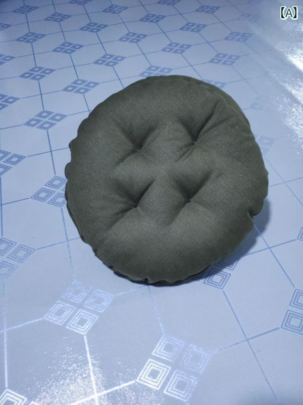 キャンバス 無地 ラウンド 布団 クッション カバー スツール チェア コットン 厚手 学生用 座布団 カラフル 丸型 かわいい素材: 布サイズ：-仕様.丸直径30cm.丸直径40cm.丸直径25cm.丸直径45cm.丸直径33cm.丸直径...