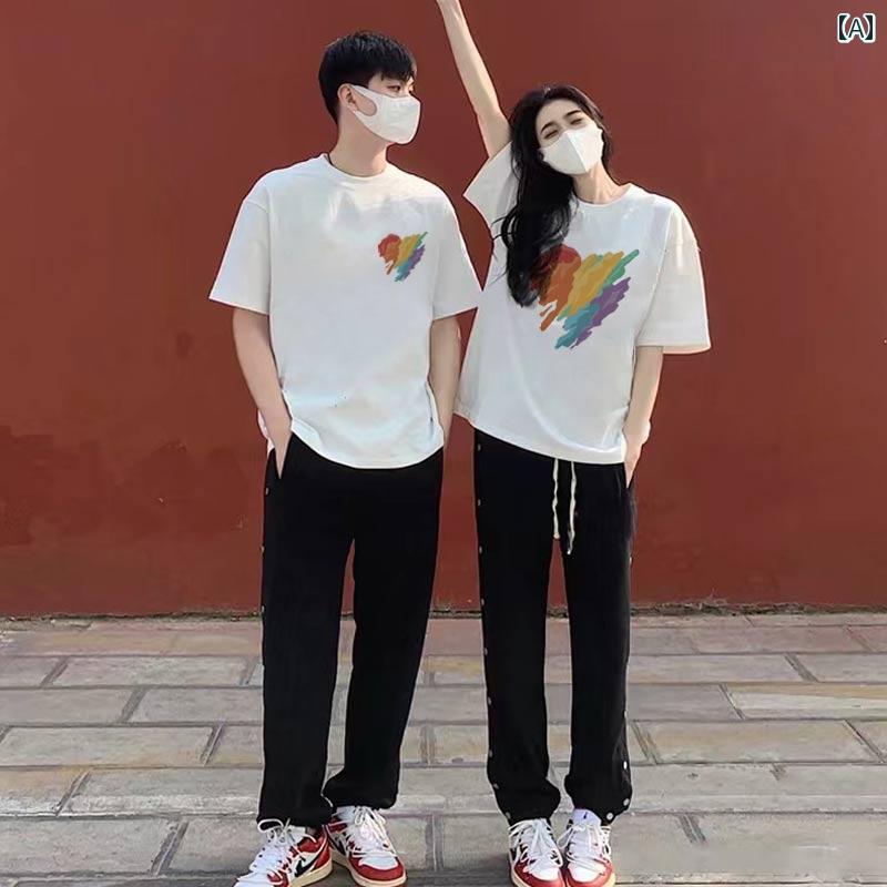 親子 春夏 Tシャツ カットソー スタイル ペアルック コーディネート お揃い カジュアル ファミリー かわいい素材構成: コットンサイズ: S/SS/MS/LS/XL S/XXL S/XXXL M/SM/MM/LM/XL M/XXL M/...