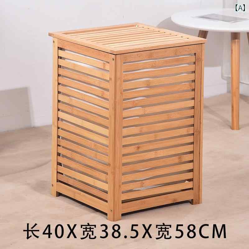 竹製 折りたたみ 汚れた 衣類 バスケット 収納 バスケット バケツ 衣類 バスケット シンプル スタイルで 整理 使いやすい ランドリーバスケット スポット材質: 竹