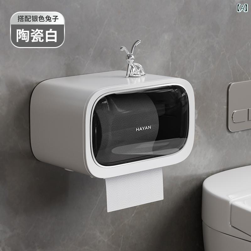 日本製 トイレットペーパー ボックス 防水 パンチ フリー 壁掛け 豪華 シンプル モダン インテリア おしゃれ 北欧風 リビング