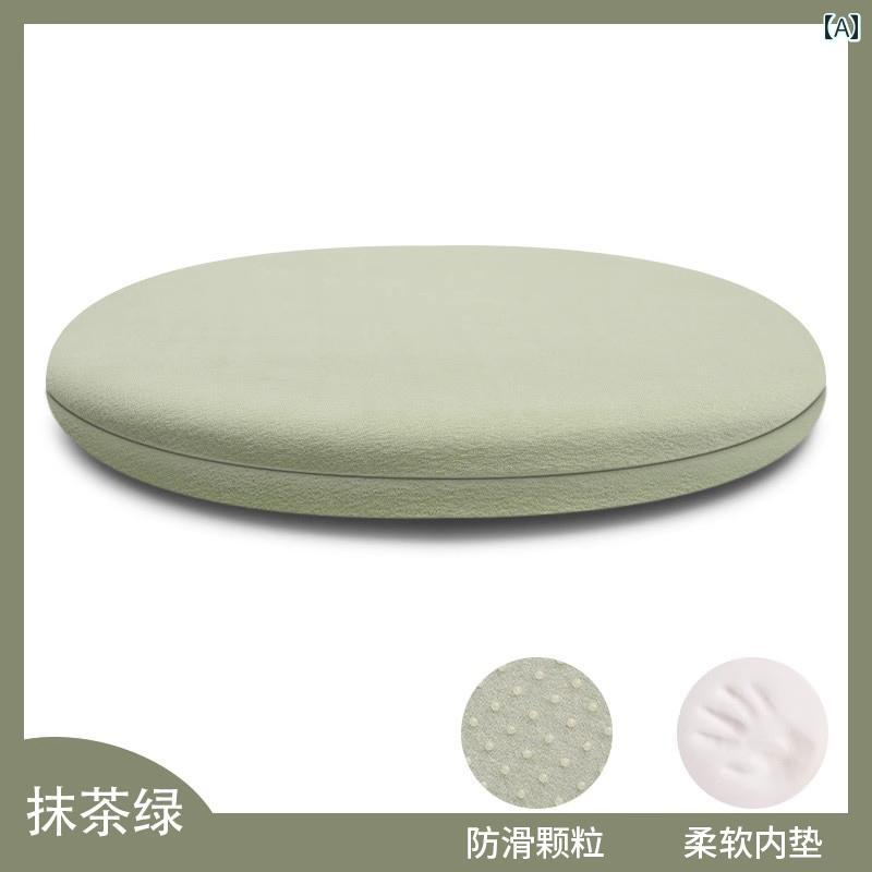 スプリング クッション 抹 茶 グリーン 丸型 四角型 ラテックス メモリー フォーム 馬 蹄形 グランド 布団 長時間 座り ダイニングチェア素材：ラテックスメモリーフォーム