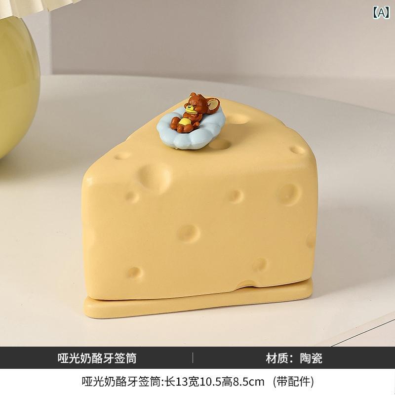 クリーム チーズ ティッシュ ボックス ホーム コーヒー テーブル リビング ルーム ダイニング ナプキン 収納 デスク トップ セラミック ペーパー材質：セラミック