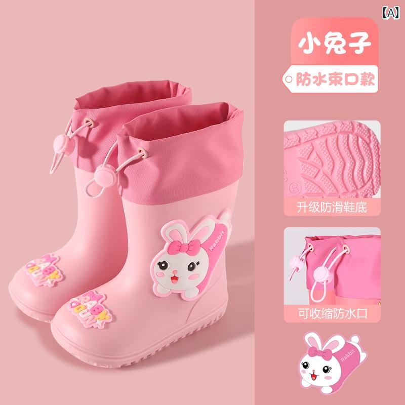 子供用 レインブーツ レディース ウォーター ブーツ 新型 滑り止め 防水 シューズ 女の子 赤ちゃん 幼児 幼稚園児用 カジュアルサイズ: 24ヤード内寸14cm.推奨足長13cm.25ヤード内寸15cm.推奨足長14cm.26ヤード内寸...