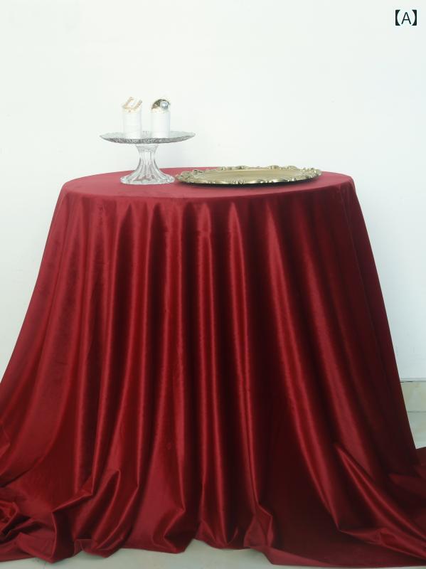 ピンク 赤 ベルベット テーブル クロス デザート ティーブレイク レイアウト 屋外 結婚式 装飾 誕生日 イベント 展示会 背景素材：オランダ産ベルベット仕様: 1x1.5m.1.5x1.5m.2x1.5m.3x1.5m.4x1.5m.カ...