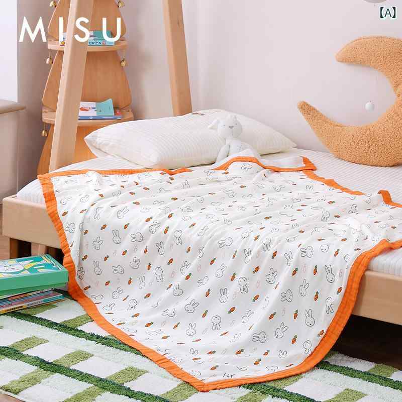 竹 繊維 ガーゼ ブランケット タオル 子供用 夏用 クール キルト ベビーキルト カバー ベビー エアコン カジュアル インテリア おしゃれ 寝室素材：コットンサイズ：竹繊維ブランケット 120x120cm [赤ちゃん・子供用] 竹繊維ブ...