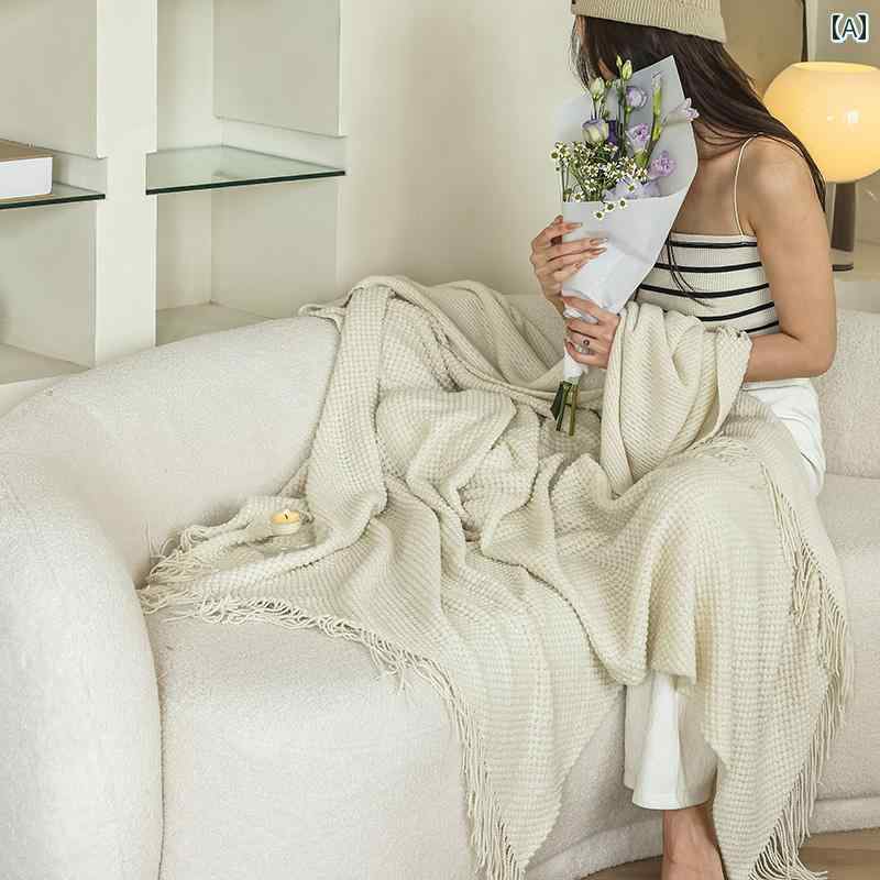 ブランケット 夏用 薄手 オフィス用 昼寝用 エアコン用 タオルケット ショール ソファ用 ベッド用 マフラー カジュアル インテリア おしゃれ 寝室サイズ：130*170cm [シングルブランケット] 130*230cm [ダブルブランケ...