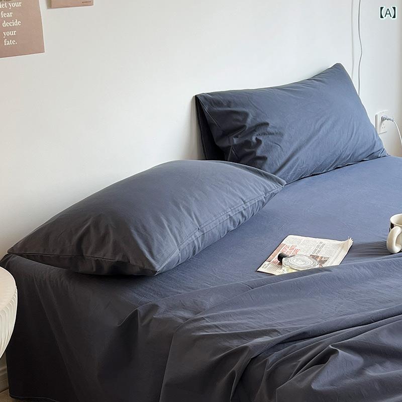 綿 ウォッシュドコットン 枕カバー 1組 ダブル シングル おしゃれ 無地 シンプル カラー ビビッドカラー パステル 寝具 ピローケース素材：コットン