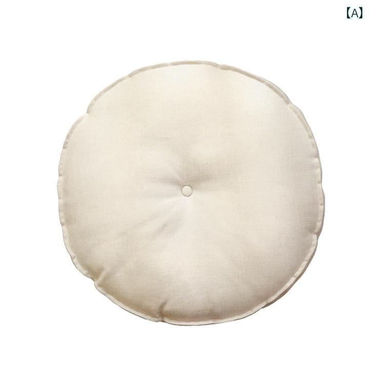 布団 瞑想用 畳 長時間 座りやすい 厚手 パッド 取り外し・ 洗濯可能 シート クッション 綿 麻 出窓用 シンプル インテリアサイズ：60×60cm お気に入り購入で配送