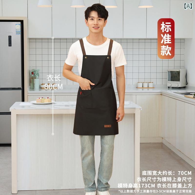 メンズ ロング エプロン ファット プラスサイズ 2025 キッチン 防水 耐油 作業服 調理 ウエスト ホーム シンプル カジュアル素材: PVCサイズ: 2XL-5XL