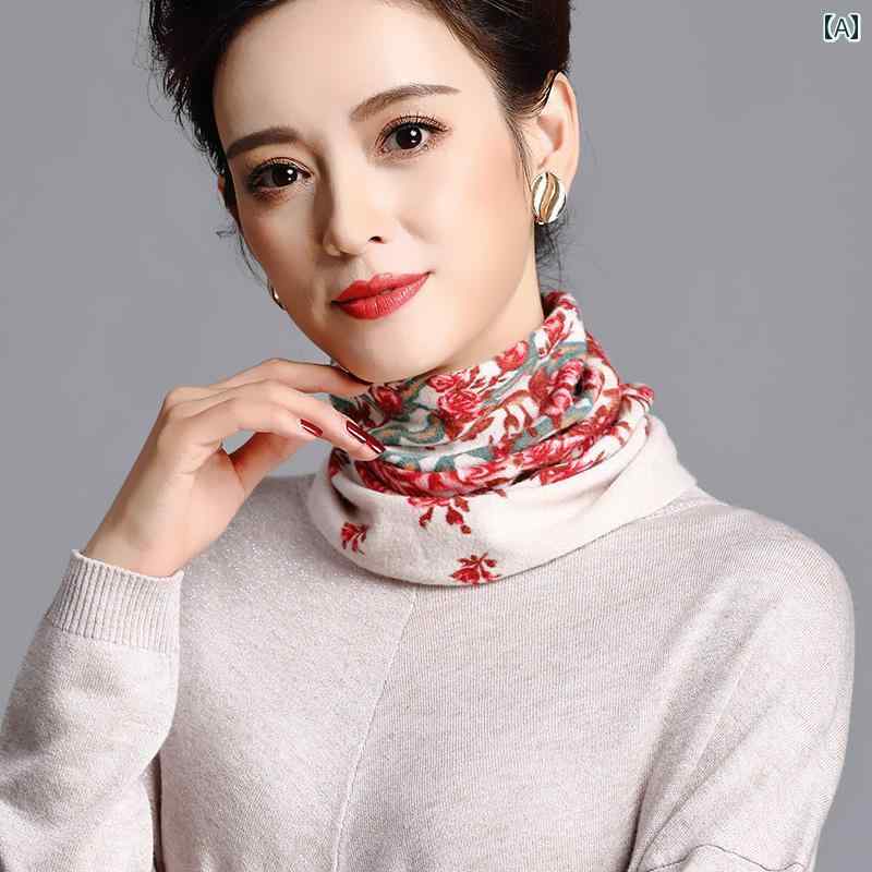 冬用 マフラー ウール 薄手 スタイル 保護 韓国 小さめ 万能 カラー .フェイク.可愛いカラフル.オシャレデザイン。女性機能: 装飾素材：カウント: -模様：植物と花スタイル: 韓国形状: 長方形性別: 女性スタイル: ネック色の分類:...