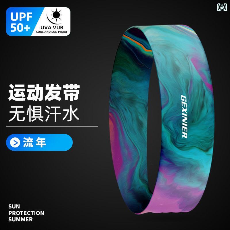 アメリカ製 スポーツ ヘッドバンド 男女兼用 制汗 吸収 スカーフ エクササイズ フィットネス バスケットボール ランニング サポート