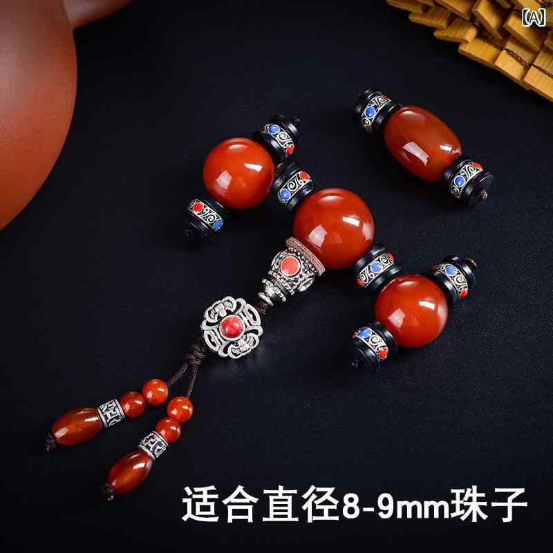 赤 瑪 瑙の 3 ウェイ アクセサリー セット DIY ブレスレット ネックレス 108個の スター ムーンの 種子 ハンドヘルド アクセサリー パッケージ新しさ: 焼きたて色の分類：直径8〜9mmのビーズに適しています（アクセサリー一式）...