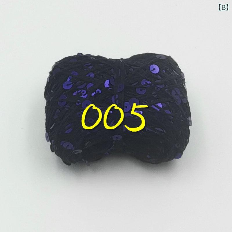 3 mm 6 サイズの スパンコール 綿糸 マッチング コットン 糸 ビーズ ファンシーヤーン DIY 手織り 50 g.シンプルスタイル。糸素材：綿単位：元/グループ糸の太さ：手編み色の分類: 003 1タエル(ボビンなし.ボールです)....
