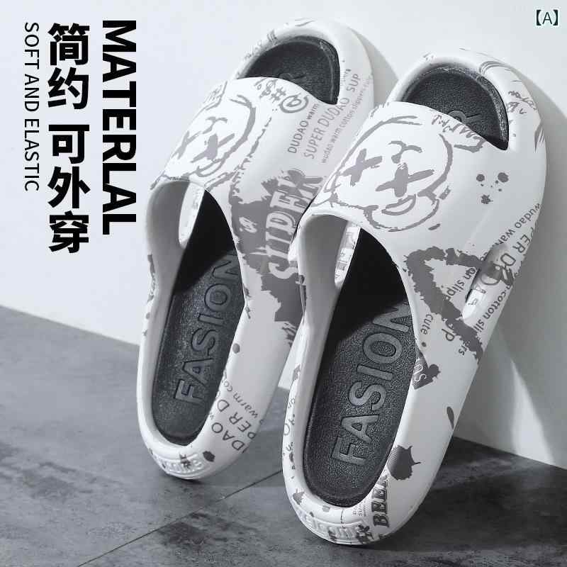 メンズ 2025年 夏 厚底 サンダル アウトドア用 カジュアル バス ルーム用 滑り止め フリップフロップ.カラフルカラーオシャレデザイン。機能：滑り止めサイズ: 36 38 40 42 44パターン：カラーマッチングスタイル: 若々しい...