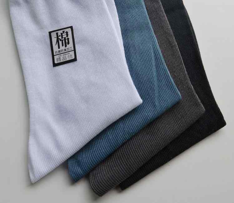 12個セット靴下 メンズ 男性用 ビジネス ソックス 薄手 通気性 ストライプ ポリエステル 綿 混紡 ブラック ホワイト 亜麻 リネン