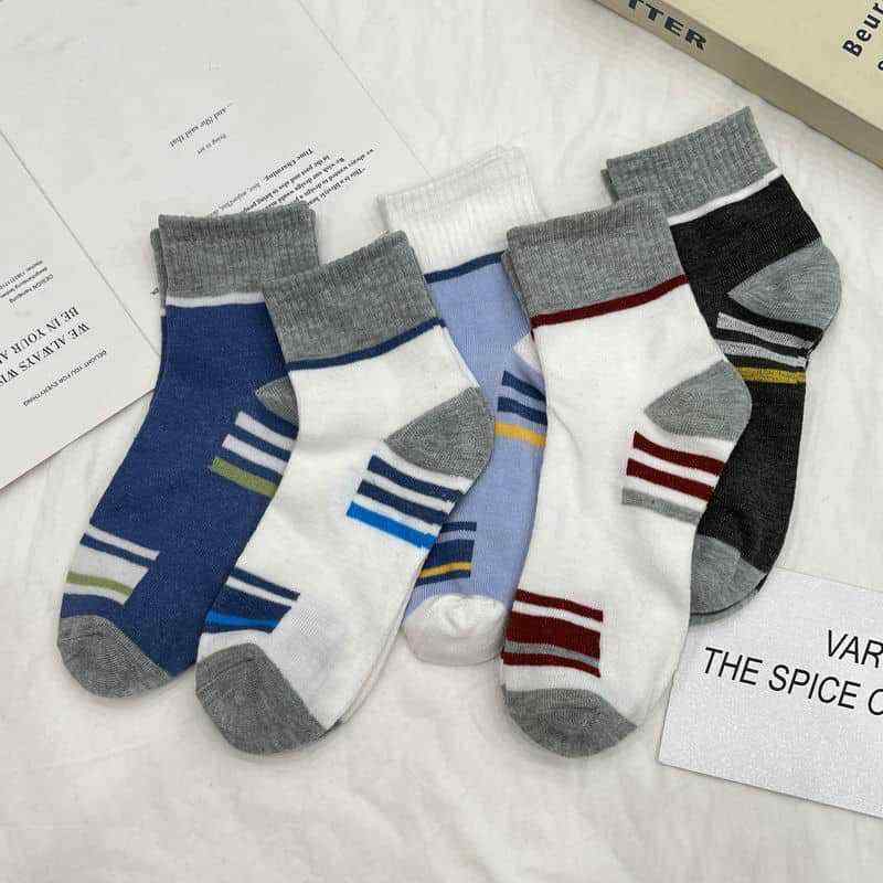 靴下 メンズ ソックス 男性用 中筒ソックス 吸汗 防臭 スポーツ 普段使い ポリエステル混紡 白 青 グレー 紺色 春夏 秋冬