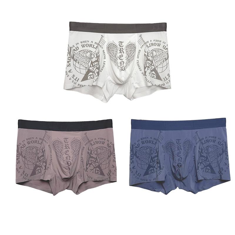 パンツ 男性用 接触冷感 シームレス ボクサーパンツ 通気性 ストレッチ 中腰 ブルー系 カーキ グレー ピンク ホワイト 大きいサイズ・機能: 通気性.ストレッチ.涼感・素材: アイス.ナイロン・生地: ニット・包装形態: 簡易包装・メイ...
