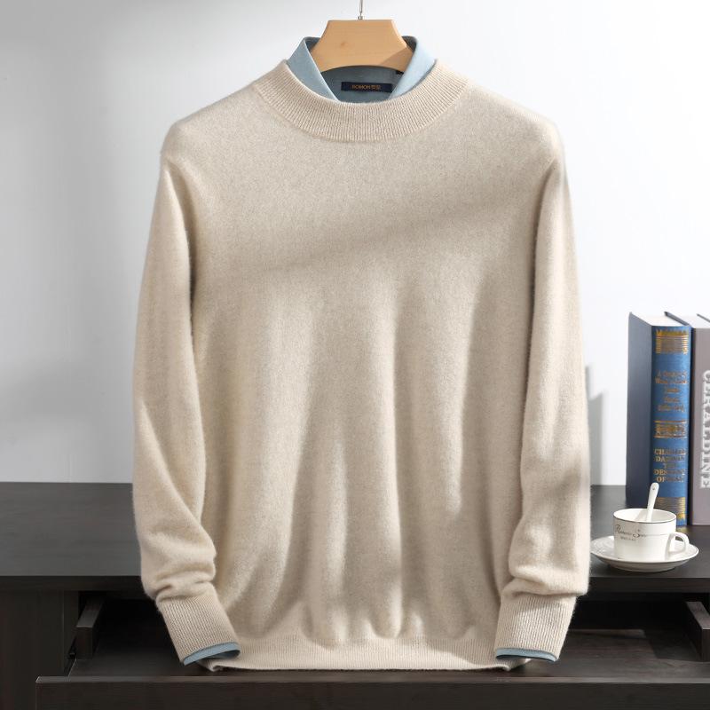 ニット メンズ セーター タートルネック 長袖 無地 秋冬 トップス プルオーバー カットソー S M L XL XXL XXXL 煙灰藍 青絨米 紫絨駝 布朗灰 鯨魚灰 神秘黒 銀河灰 酒紅 藏藍色・カテゴリ: ニット・セーター・スタイル...