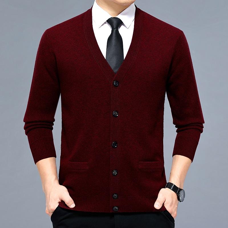 ニット・セーター 男性用 カーディガン Vネック ウール 混 厚手 ストライプ柄 ミドルエイジ シニア向け 秋冬 あったか リラックス 普段使い・カテゴリ: カーディガン・スタイル: カジュアル・フィット: レギュラー・ネックライン: Vネ...